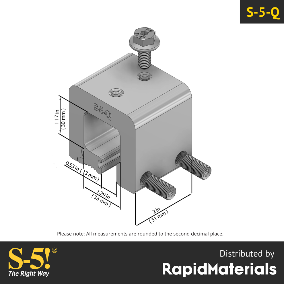 S-5-Q Seam Clamp | In Stock & Ships Fast | Best Prices – RapidMaterials