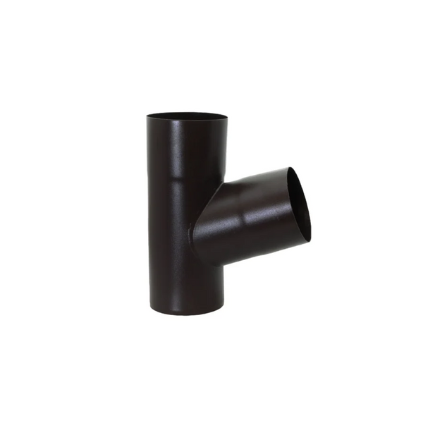 Downspout Y-Connectors for Painted Half-Round Gutters - 3” - Dark Bron ...