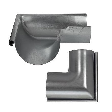 Outside Corner Miters for Galv. Half-Round Gutter - 5" – RapidMaterials