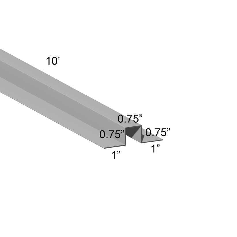G90 Galvanized Hat Channel – RapidMaterials