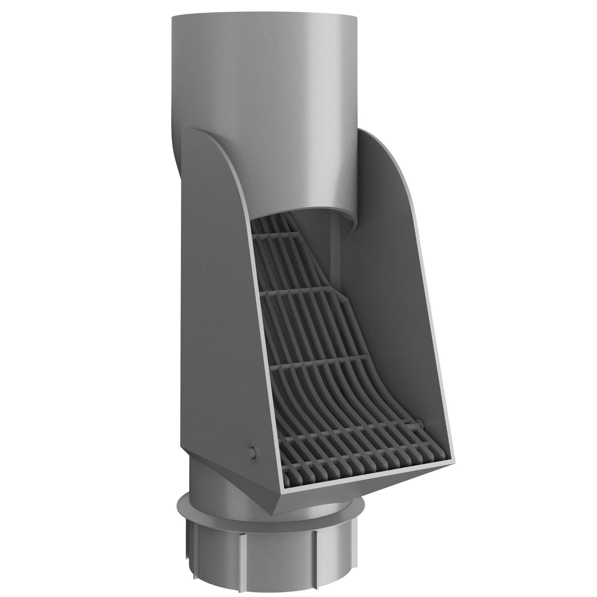Nordic Steel Inline Downspout Cleanout Chute – 4" – Anthracite Metalli ...