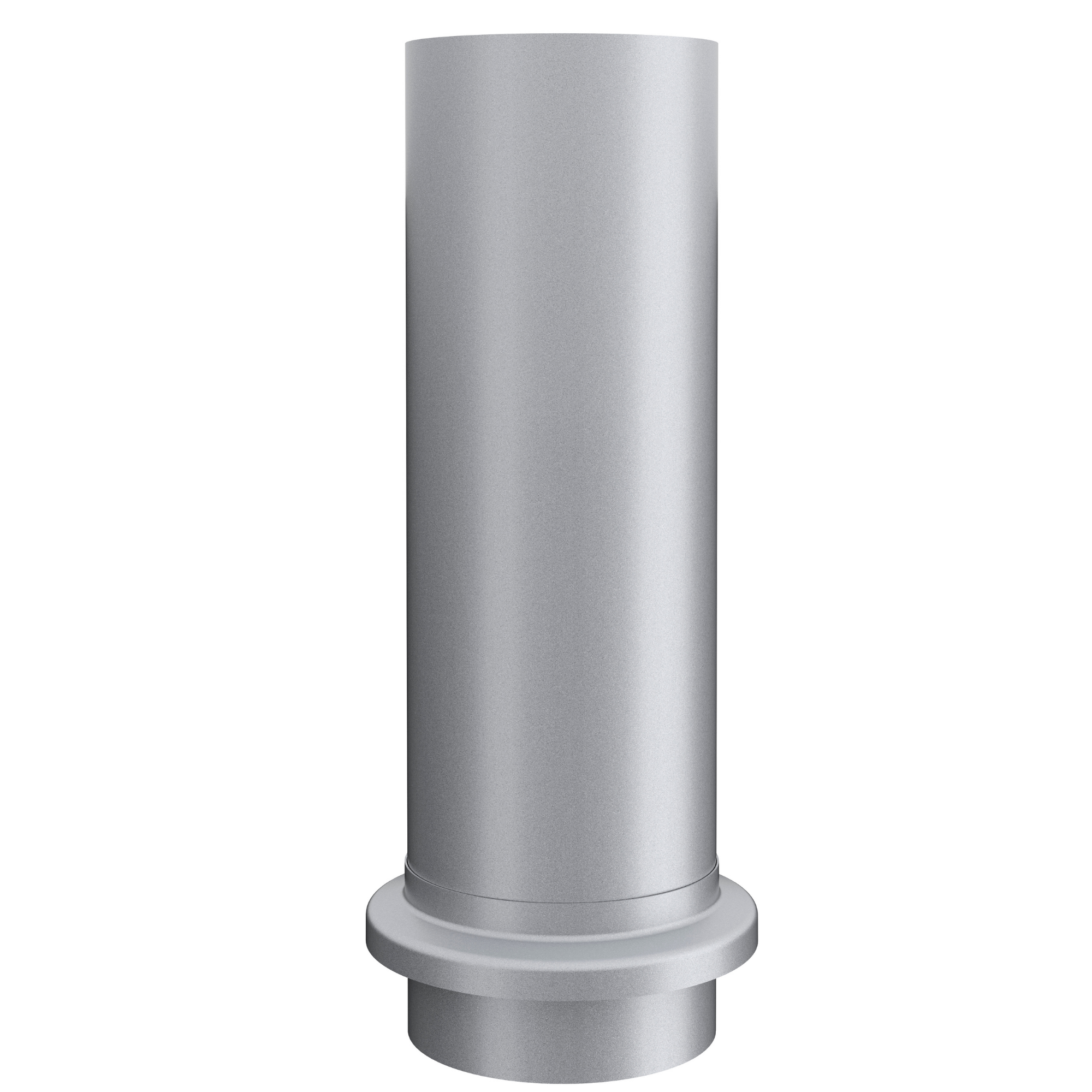 Nordic Steel Round Downspout Drain Tile Extension – 4" – Silver Metall ...