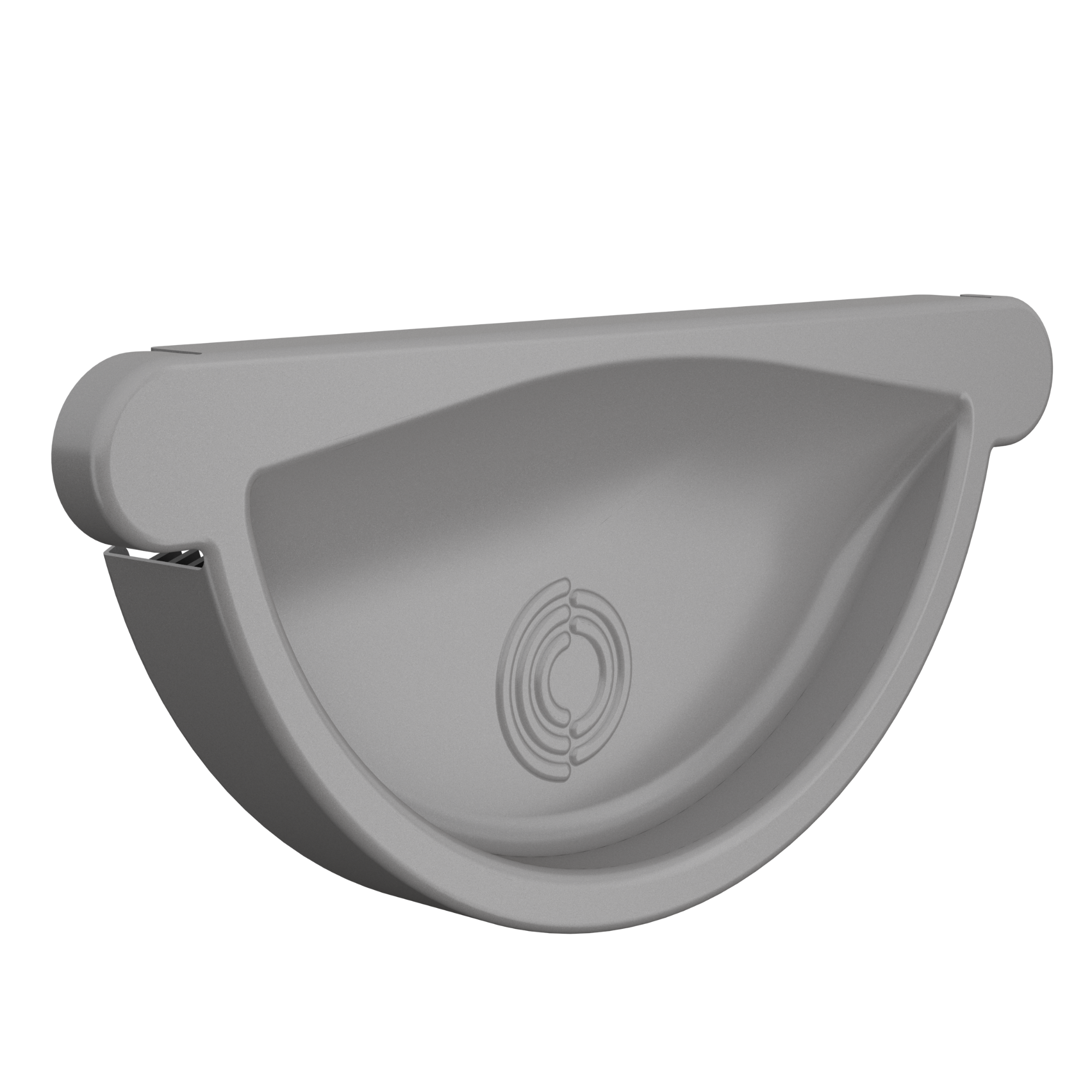 Nordic Steel Universal Gutter End Cap – 6" – Anthracite Metallic ...