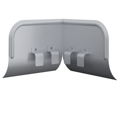 Nordic Steel Overflow Protector for Inside Miter – 6" – Silver Metalli ...